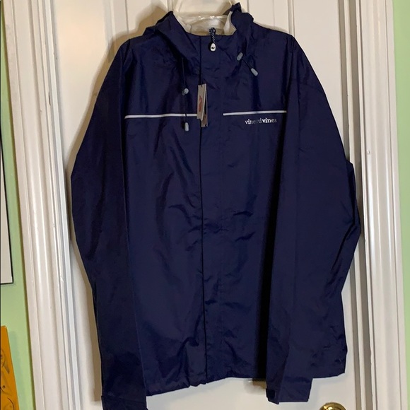 Vineyard Vines | Jackets & Coats | Nwt Vineyard Vines Navy Blue Rain ...